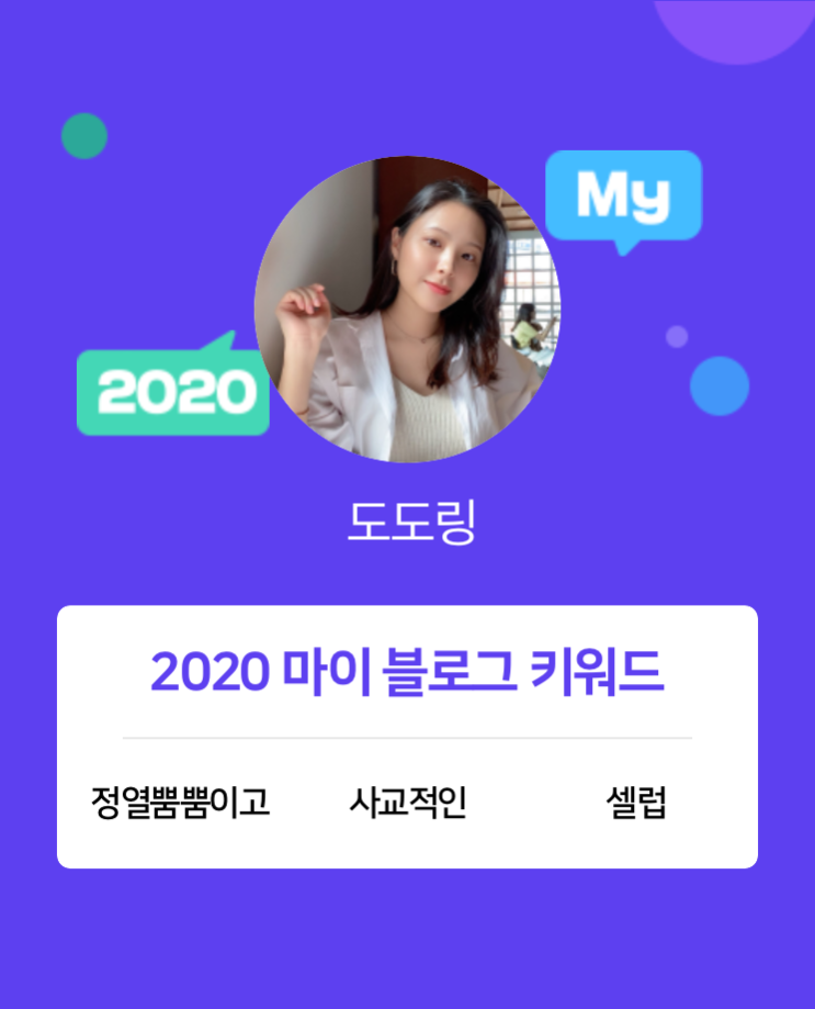 [2020 마이블로그 리포트] 한 눈에 보는 올해 내 블로그 데이터! : 네이버 블로그