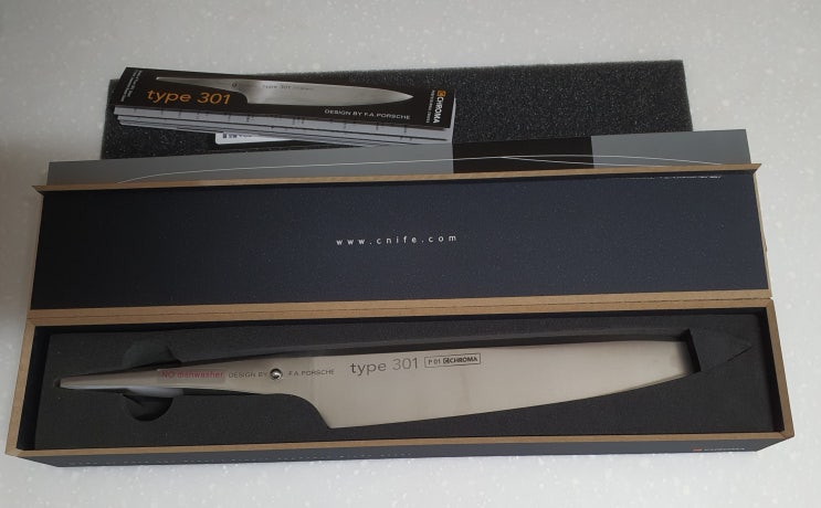 [Chroma type 301 P-01 10 Inch Chef Knife] 크로마 타입 301 셰프 나이프 리뷰 ...
