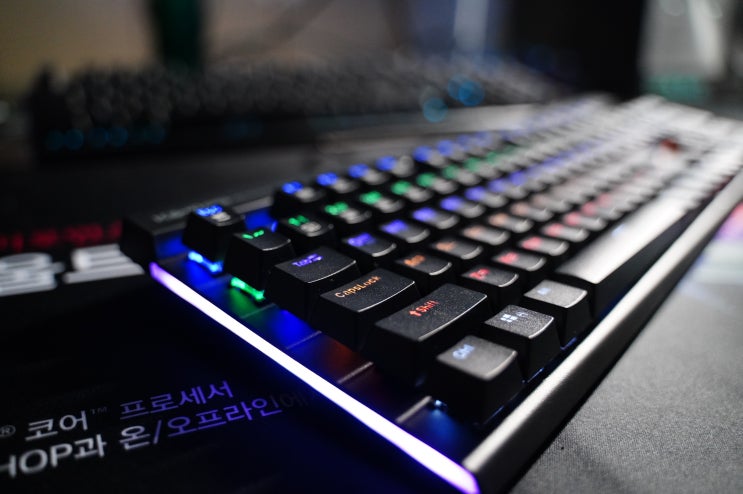 앱코 해커 k640 plus 플러스 청축 기계식 키보드 타감 및 사용기 : 네이버 블로그