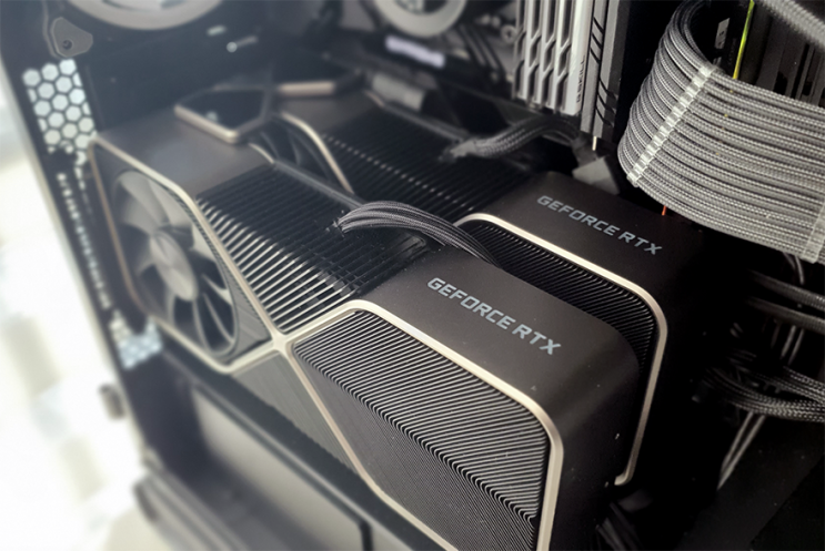 RTX 3090 FE 전용 12pin 슬리빙 파워 케이블 : 네이버 블로그