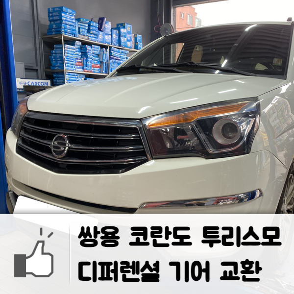 쌍용 코란도 투리스모 코란도투리스모디퍼렌셜기어교환대전카센터대전코란도투리스모정비대전경정비대전국산차정비전문대전디퍼렌셜기어