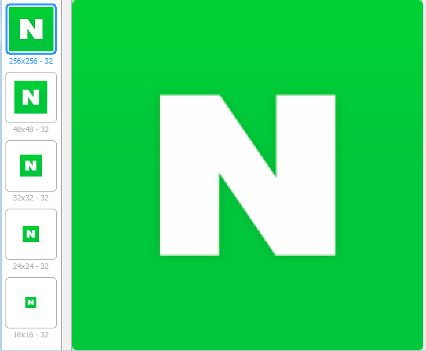 네이버 아이콘 Naver Icon (16x16, 32x32 ..) : 네이버 블로그