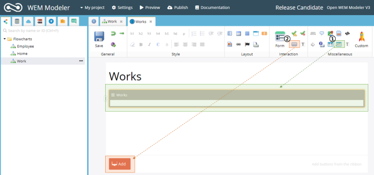 WEM Modeler : Flowchart 2 : 네이버 블로그