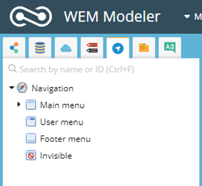 WEM Modeler : Navigation : 네이버 블로그