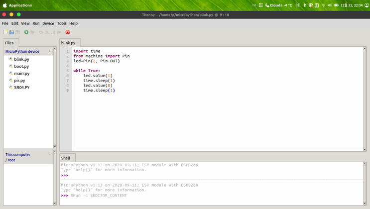 linux에서 thonny이용하여 micropython 개발하기 : 네이버 블로그