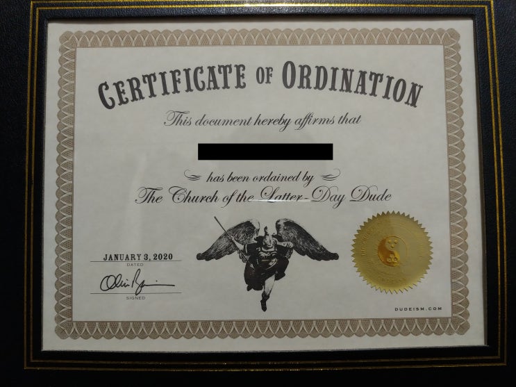 듀드주의(Dudeism)의 정식 사제(Dudeist priest)가 되다 : 네이버 블로그