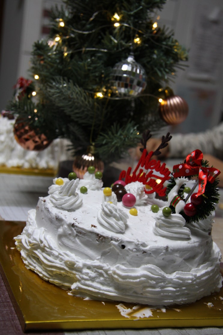 크리스마스 케이크 DIY 키트로 아이와 함께 만들며 즐거운 크리스마스 보내기~ : 네이버 블로그