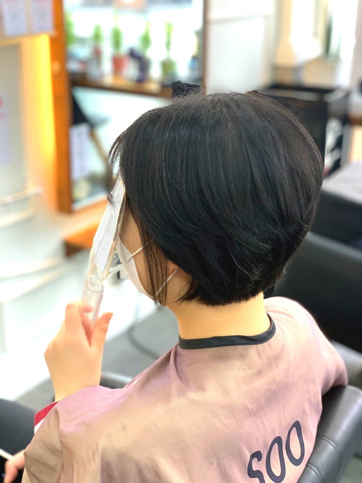 세종시 조치원 미용실 여자 숏컷);SOO HAIR에서 : 네이버 블로그