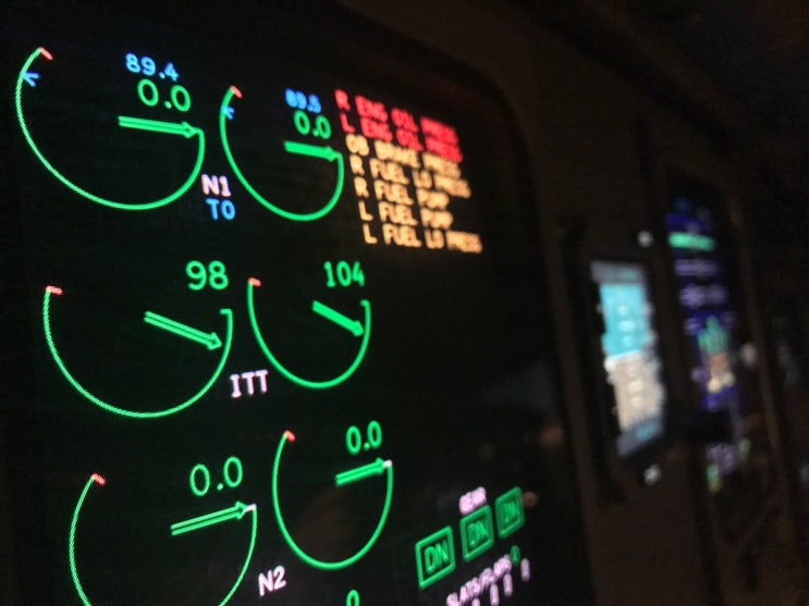 항공전자계기 EICAS/ECAM(Engine Indicating&Crew Alerting System/Electronic ...