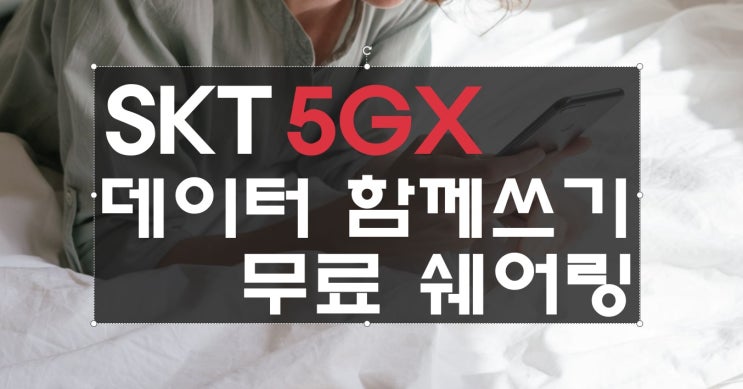 SK텔레콤 5G요금제를 쓴다면 데이터 쉐어링이 무료!![SKT 5GX 데이터 함께쓰기&무료 쉐어링] : 네이버 블로그