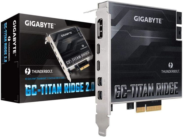 PC용 썬더볼트3 카드 Gigabyte GC-Titan Ridge 2.0 (Thunderbolt 3 PCIe) : 네이버 블로그