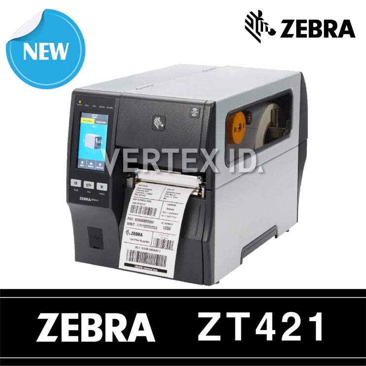 [버텍스아이디]지브라 ZT421 라벨프린터 / 감열프린터 / 열전사프린터 / ZT420 후속모델 : 네이버 블로그