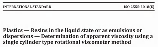 ASTM/ISO 2555:2018 점도 측정법(브룩필드 점도계법) 소개 - 단일 원통형 회전 점도계법 : 네이버 블로그