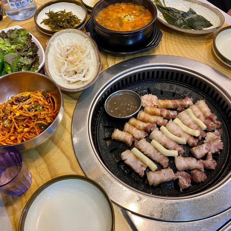 노원 삼겹살 맛집 맛찬들 왕소금구이 새우젓을 구워 먹는다고 네이버 블로그