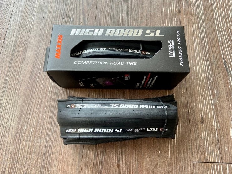 맥시스 뉴 하이로드 SL 로드바이크 로드자전거 레이싱 초경량 클린처 타이어 (MAXXIS NEW HIGH ROAD SL ROAD ...