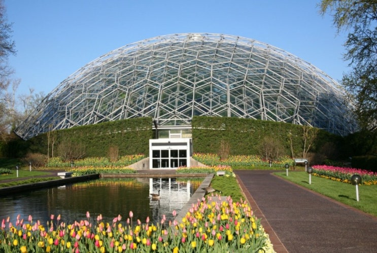 벅민스터 풀러의 클라이매트론. climatron, st. louis by buckminster fuller's ...