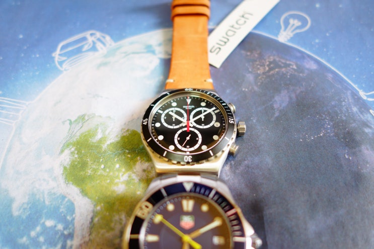 오메가 씨마스터 다이버 300 은 없구요.. 스와치 아이러니 YVS424 리뷰 : 네이버 블로그
