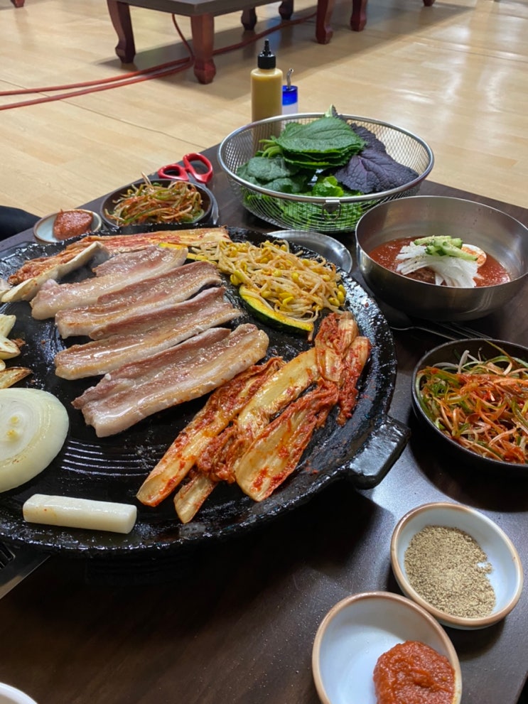광주운암동맛집 가마솥뚜껑에 삼겹살 구워먹는 토방 네이버 블로그