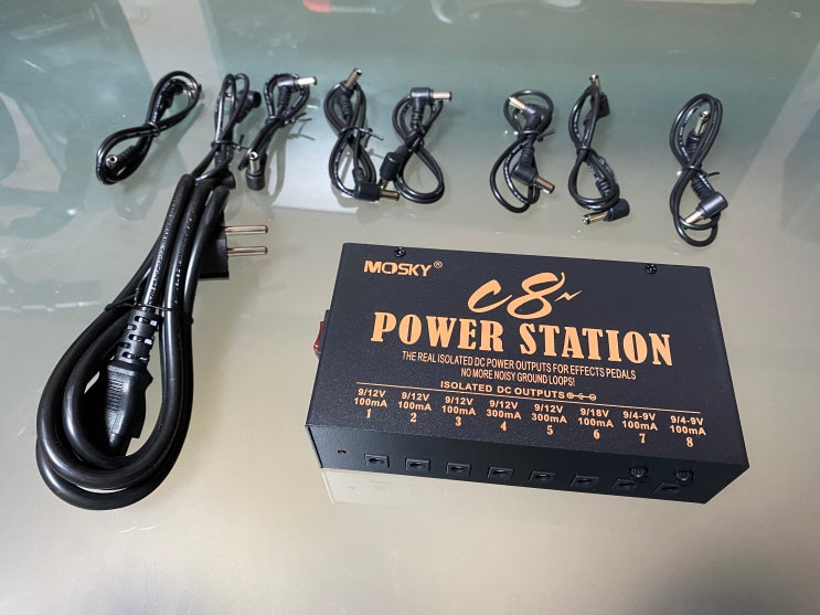 대륙의 실수? 글쎄요.. Mosky 모스키 C8 페달 파워 서플라이 : 네이버 블로그