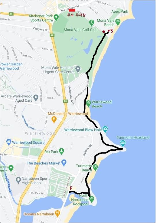 (시드니) Mona Vale Beach - Narrabeen Beach 편도 코스 : 네이버 블로그