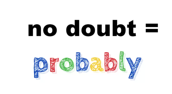 "no doubt" 올바른 사용법 : 네이버 블로그