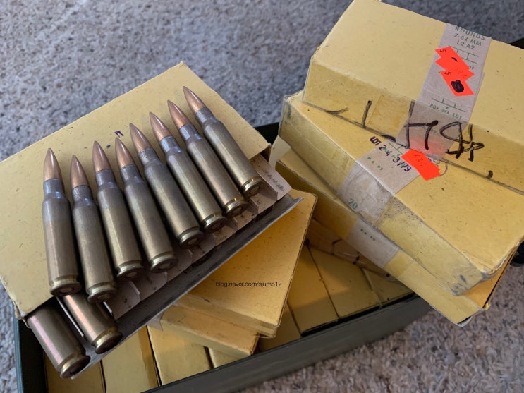 파키스탄제 7.62x51mm NATO L2A2 소총탄 540발 구입했습니다. : 네이버 블로그