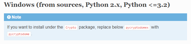 [PYTHON] Windows 내 pycrypto 패키지 설치방법 : 네이버 블로그