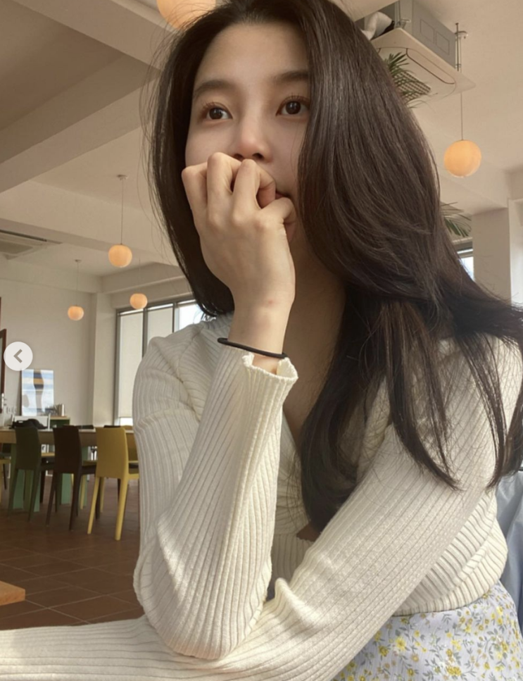 하트시그널 임현주 인스타그램 패션 마가린 핑거스 리본 니트 예뻐요 네이버 블로그