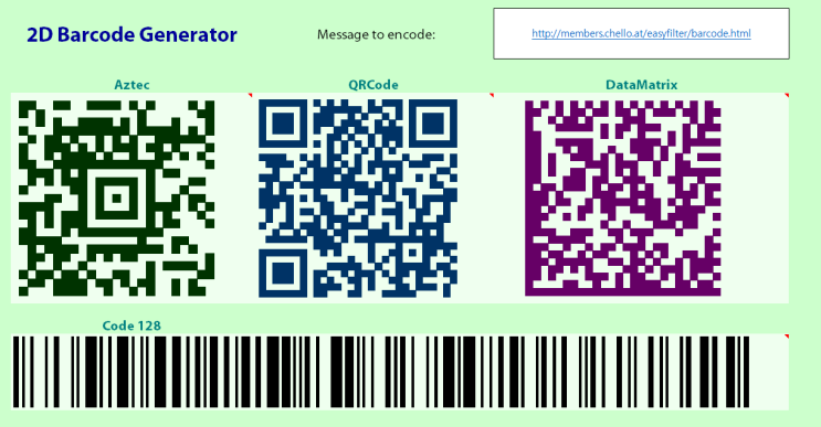 VBA로 바코드(QR, Data Matrix, Aztec) 만드기 : 네이버 블로그