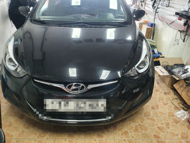 인천서구 청라 아반떼 MD 가지고계신네비게이션일채형매립 : 네이버 블로그