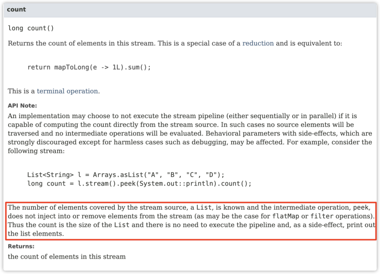 [Java9+] count()가 Stream Terminal operation이 아니다!? : 네이버 블로그