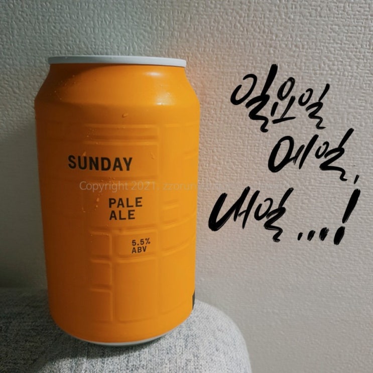 선데이페일에일 (SUNDAY PALE ALE) 일요일 낮에 마시자! : 네이버 블로그