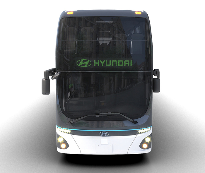 현대자동차 2층 전기버스 1호차 전달 Hyundai Electric Double-Decker Bus : 네이버 블로그