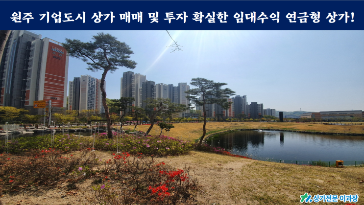 원주 기업도시 상가 투자 및 매매 확실한 독점으로 안정적인 임대수익이 가능한 곳입니다~! : 네이버 블로그