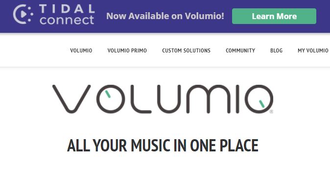 볼루미오 volumio 타이달 커넥트 tidal connect 지원 : 네이버 블로그