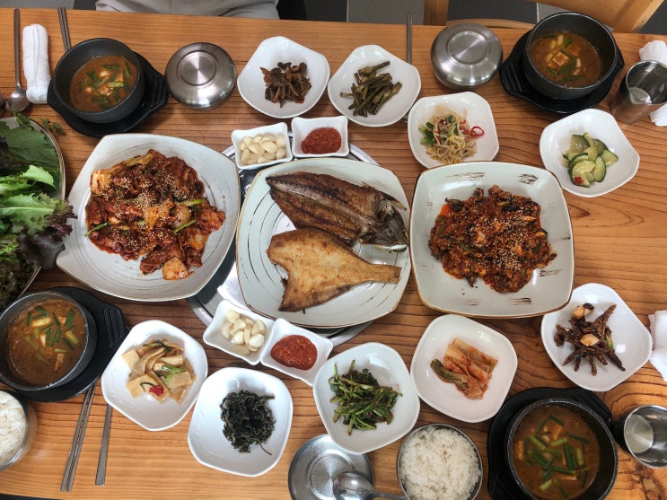 안성 맛집 모산골 안성베네스트cc 근처 맛집을 찾아 모산골 에서 제육 우렁 쌈밥 네이버 블로그
