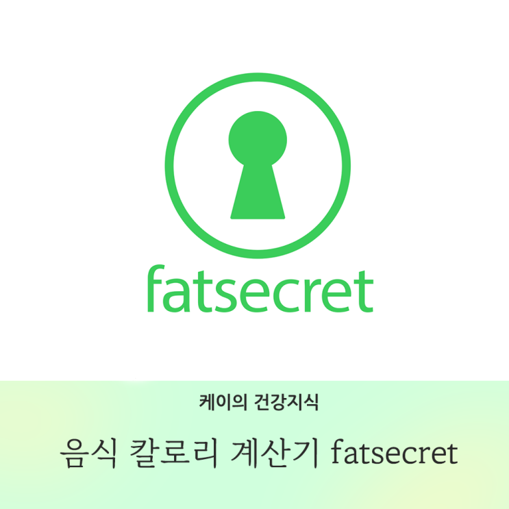 음식 칼로리 계산기, fatsecret 하나로 쉽게 해결하자 : 네이버 블로그
