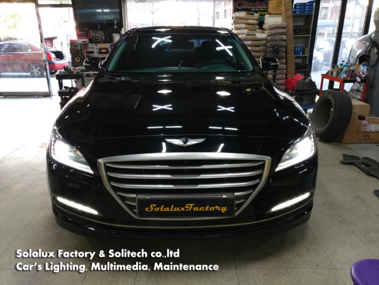 제네시스DH, G80 HID 라이트, 이제는 솔라룩스D1S HID광량업그레이드가 기본..!! 제네시스DH D1S 광량업그레이드 개발사 솔라룩스팩토리 : 네이버 블로그