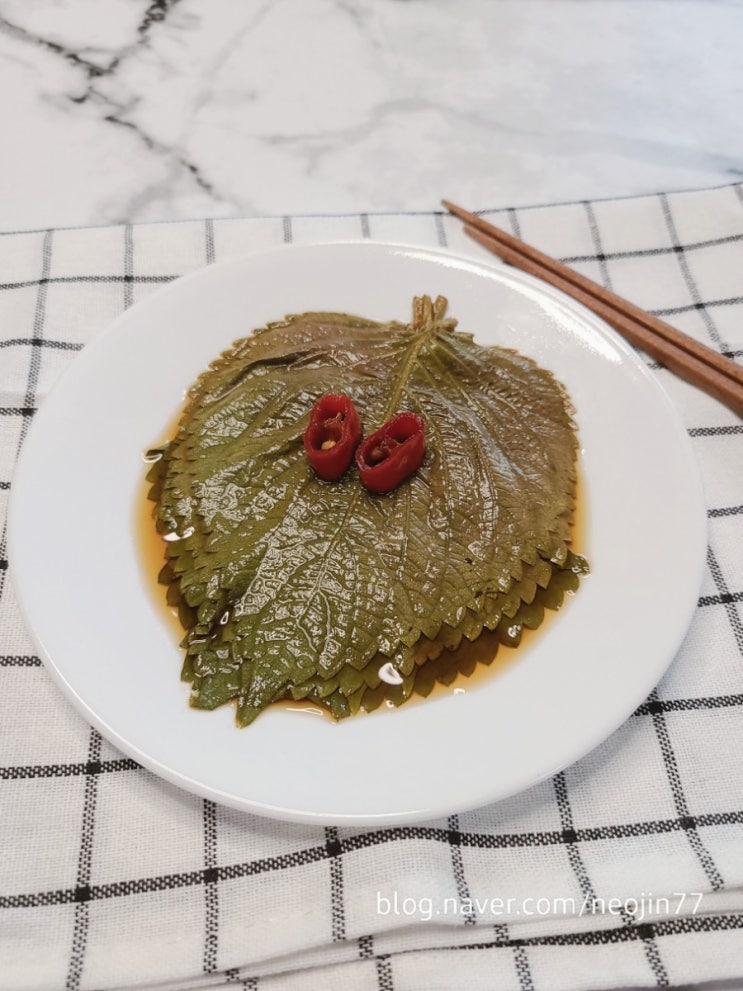깻잎요리 간장 깻잎장아찌 만드는법 저장성 좋은 밥도둑 절임반찬 네이버 블로그