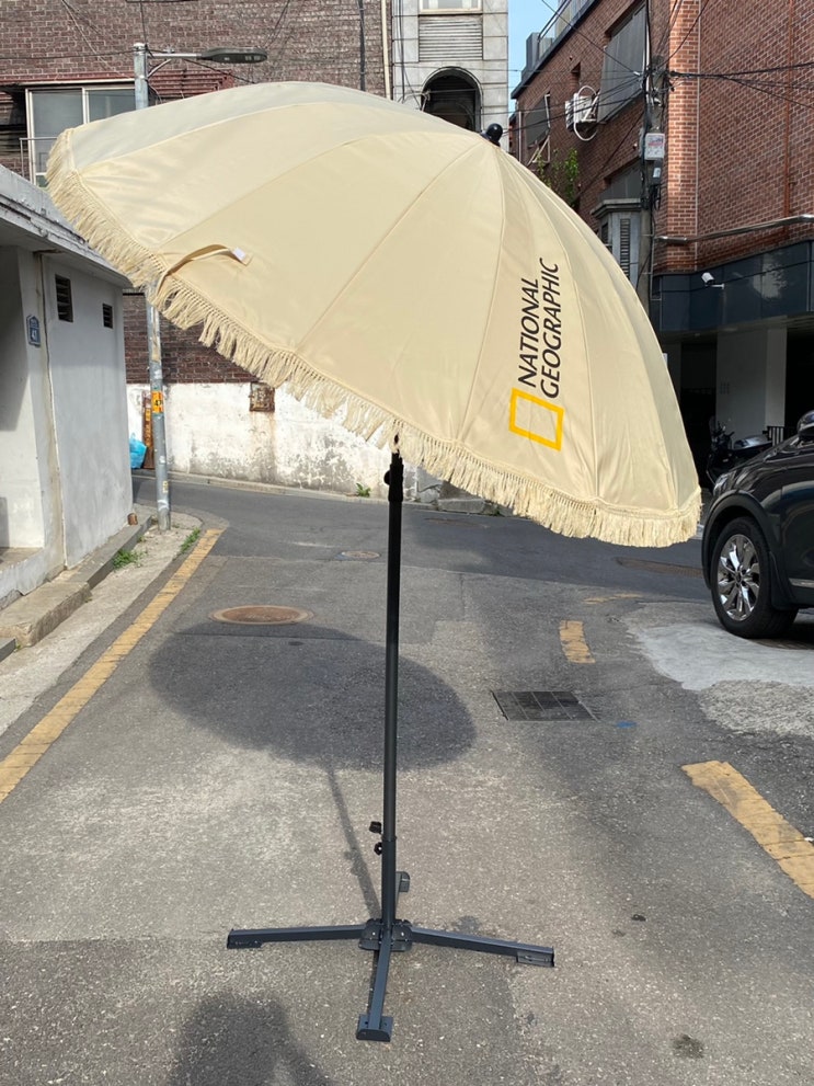 내셔널지오그래픽 파라솔 / 감성 파라솔, 캠핑 파라솔, 태슬 파라솔 : 네이버 블로그