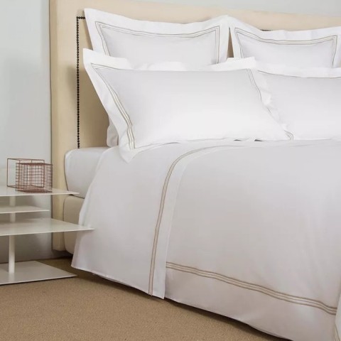 [FRETTE-Made in Italy 교황청 라인] 프레떼 트리플로 이불커버 & 베게커버 세트 (Frette Duvet ...