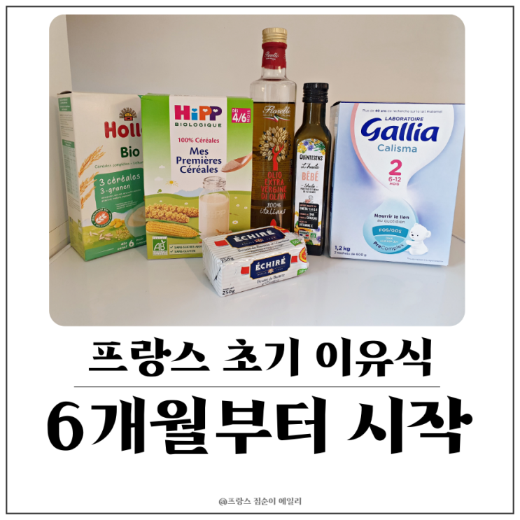 6개월 아기 프랑스 초기 이유식 오일 무염버터 아기용 곡물가루 2단계 분유 시작 네이버 블로그