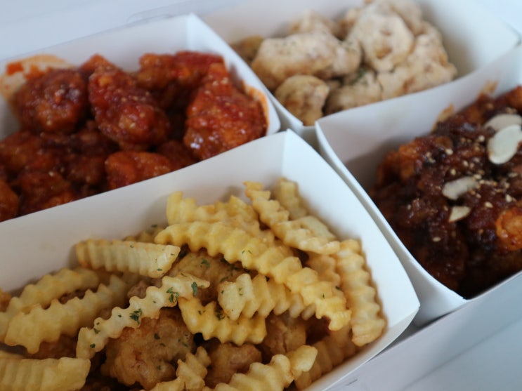 만촌동맛집 치킨파티에서 4가지맛 사계절치킨 맛있게 먹었어요 네이버 블로그