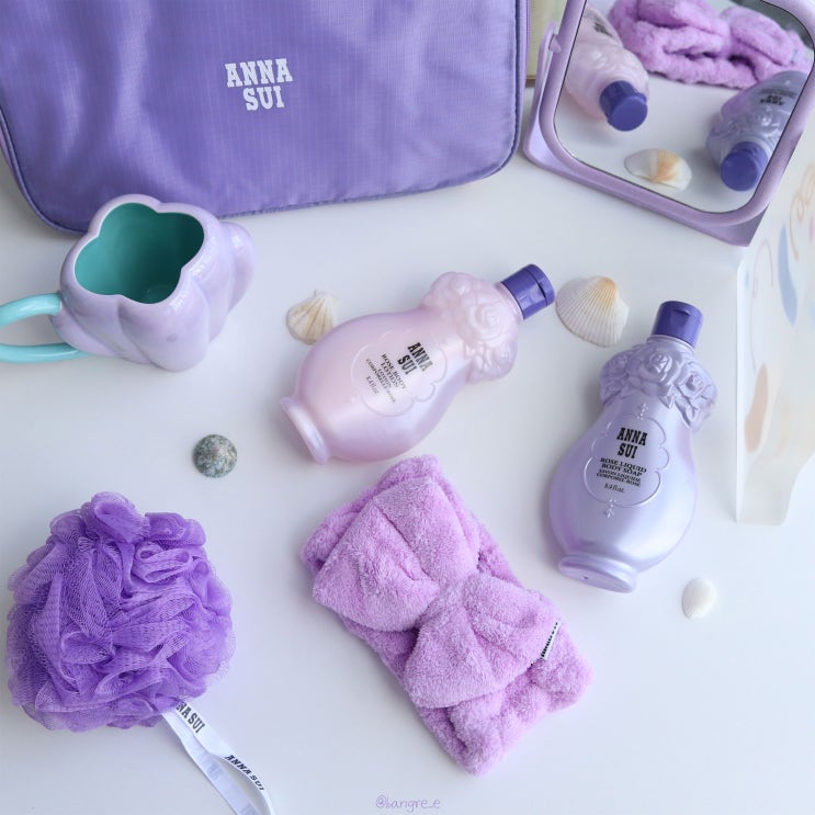 안나수이 바디로션 And 바디워시💜 로즈바디케어세트 네이버 블로그