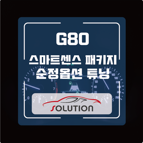 G80 스마트센스 패키지 순정 옵션 튜닝 (ASCC LKAS AEB HDA) WITH 청주 카솔루션 : 네이버 블로그