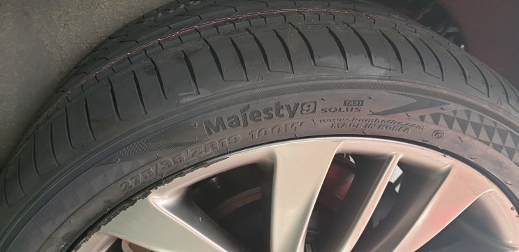 영등포 제네시스 DH/G80 금호타이어 마제스티9 TA91 교체_타이어프로 문래점 고속휠발란스 : 네이버 블로그