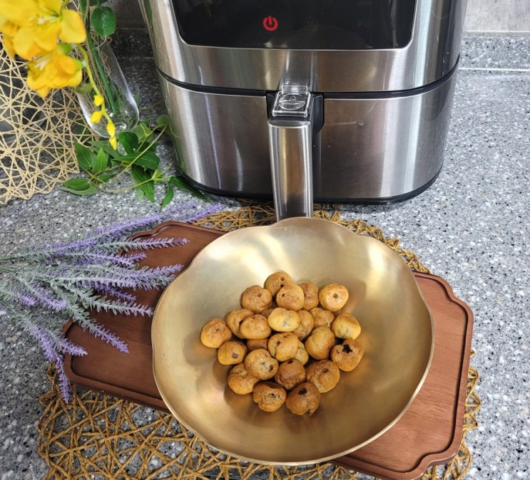 한경희 304 올스텐 에어프라이어로 홈런볼, 군만두 아이 간식 만들기 HE-A817 : 네이버 블로그