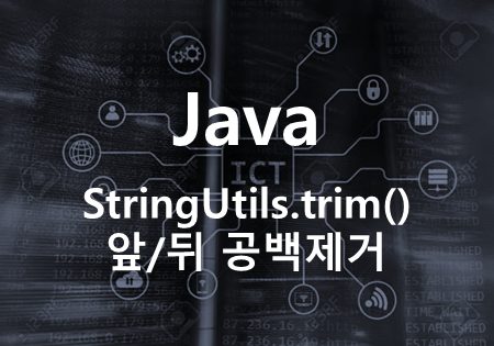 [Java] Apache Commons API - StringUtils.trim() 문자열 앞/뒤 공백 제거 : 네이버 블로그