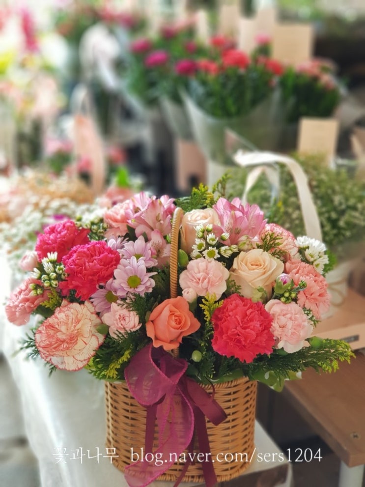 예쁜카네이션 꽃바구니 효도 선물 대형 풍선꽃 벌룬 플라워 실크조화 꽃풍선 임실 꽃배달 꽃집 어버이날 스승의날 네이버 블로그