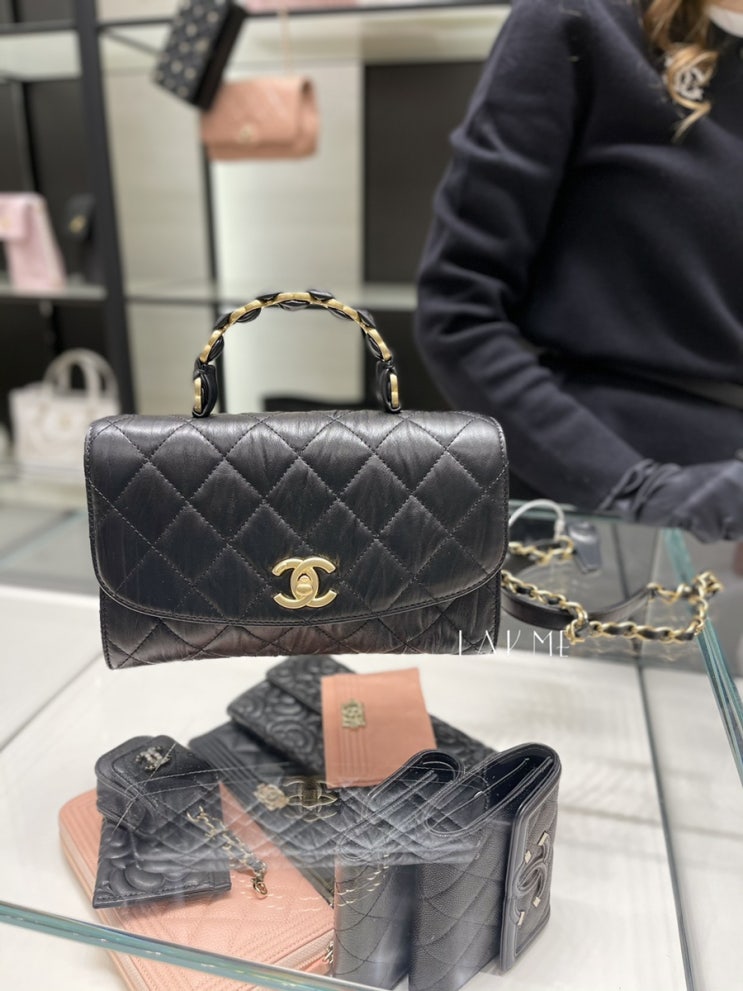 샤넬 CC체인 탑핸들 미니 플랩백 입고 ♥ AS2477 : 네이버 블로그